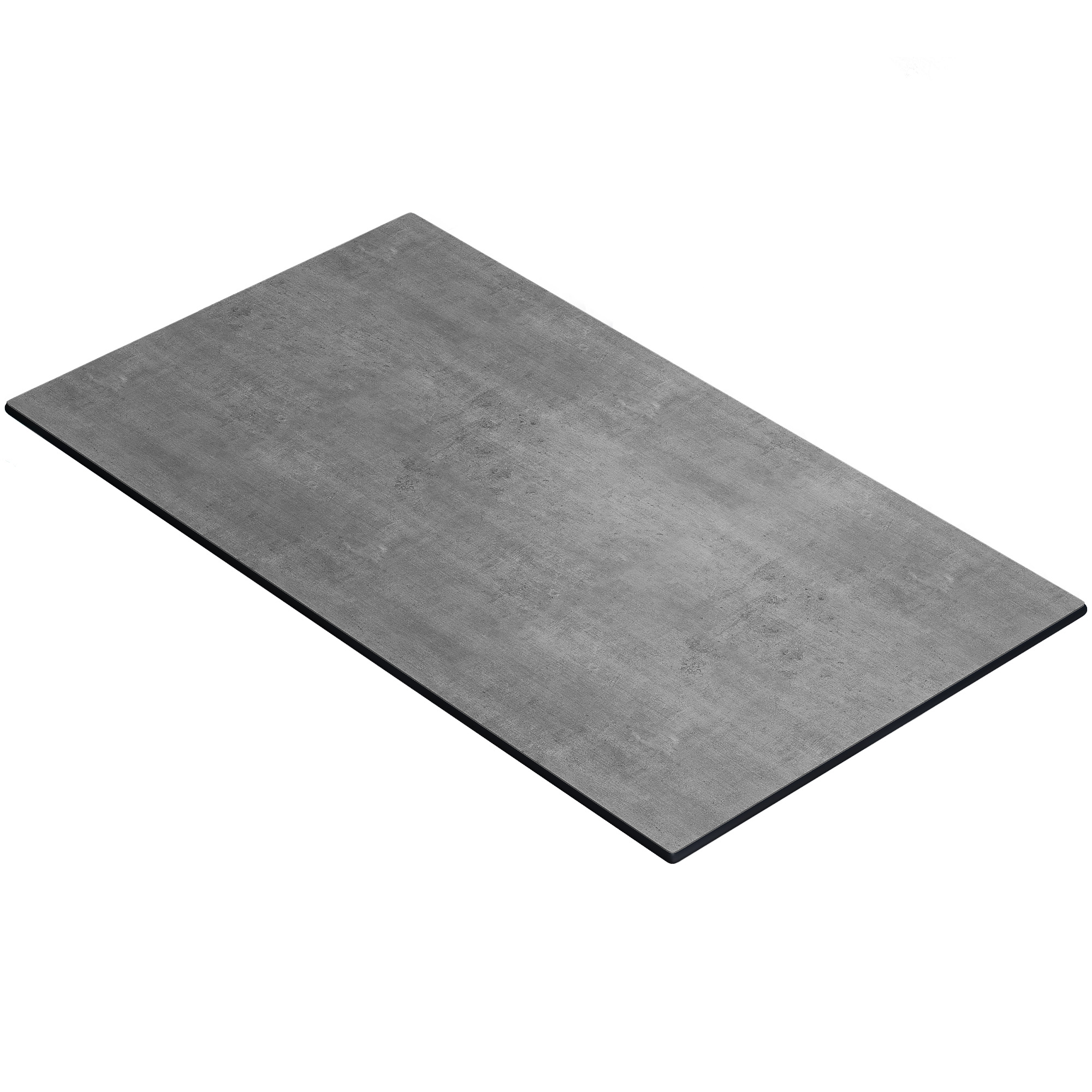 COMPACT | Gastro HPL Tischplatte | 200 x 100 cm | Beton | Rechteckig ...